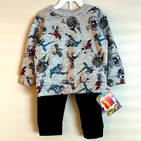 Marvel | Matching Sets | Marvel Characters Sweatshirt And Sweatpants ...